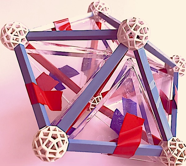 Obviously we are using the Zometool! – π e √2 φ