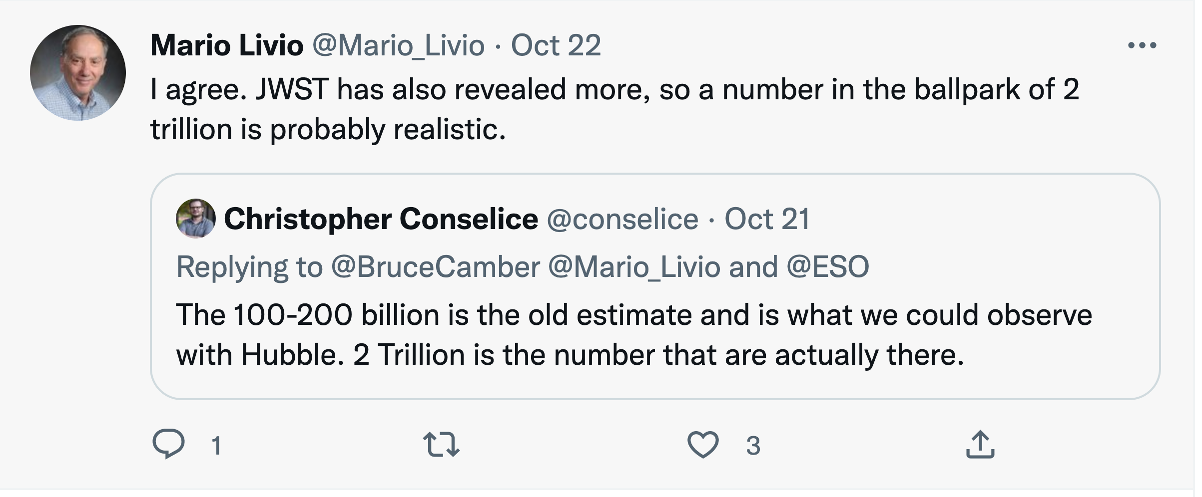 On studying the works of Mario Livio… – Worldviews limit perspective